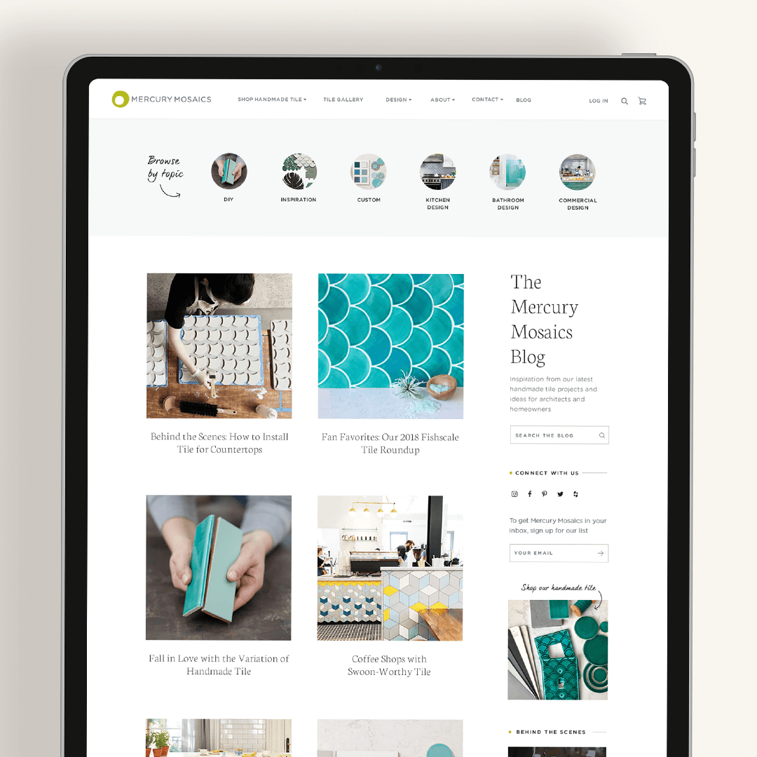Shopify Blog Examples from the Aeolidia Portfolio - Aeolidia