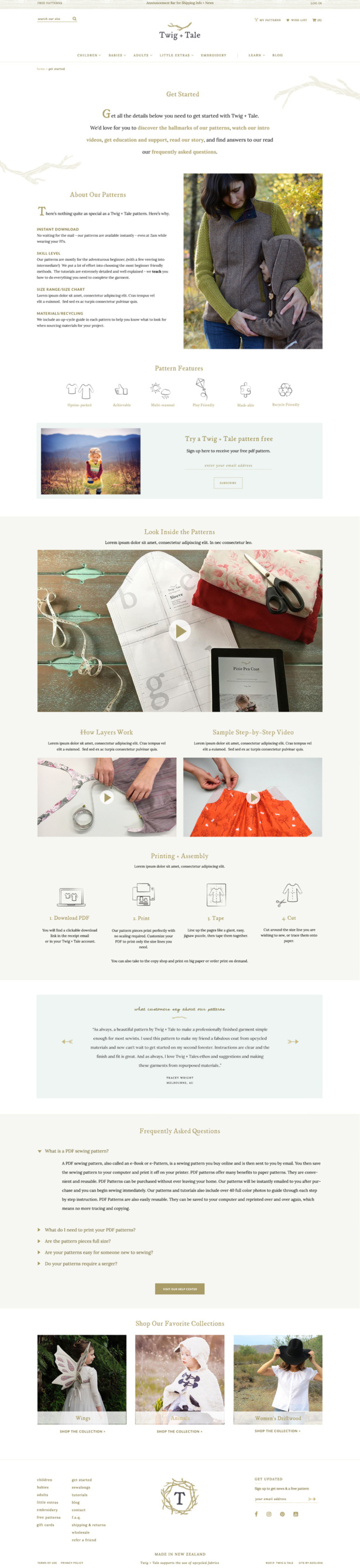 Twig & Tale design by Aeolidia