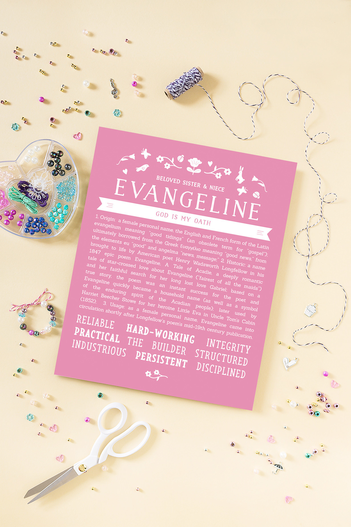 Name Stories | Custom Shopify website and brand identity | Aeolidia