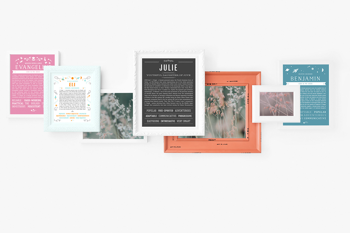 Name Stories | Custom Shopify website and brand identity | Aeolidia