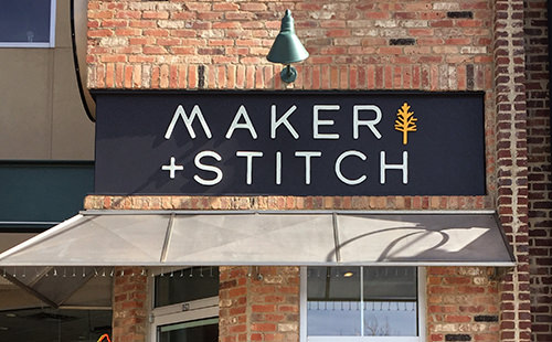 Maker + Stitch | Custom Shopify website and brand identity for yarn shop