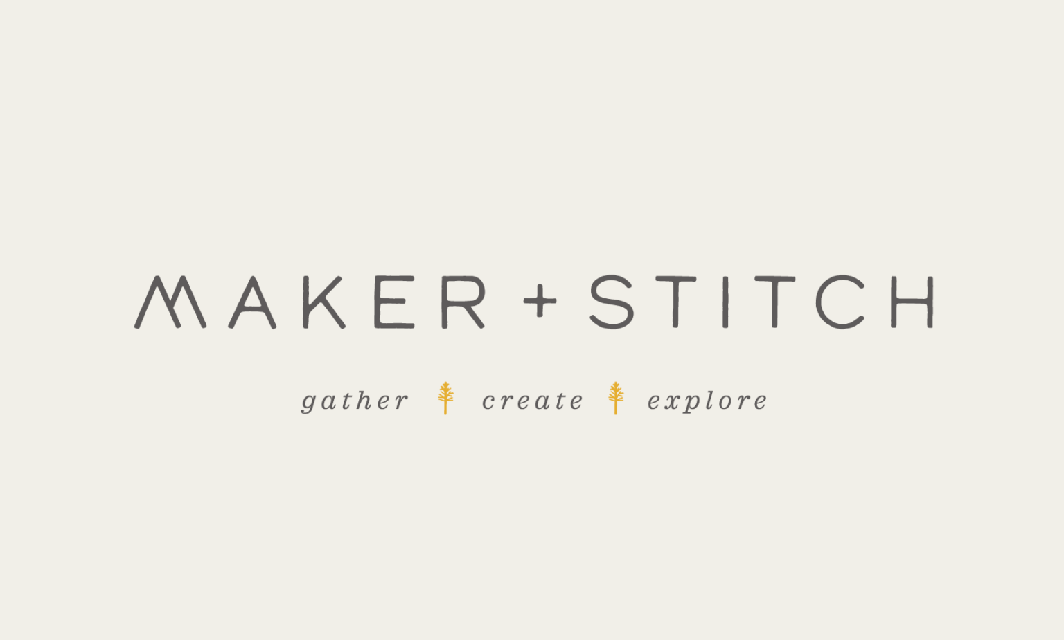 Maker + Stitch - Branding and Website Design for a Knitting Shop