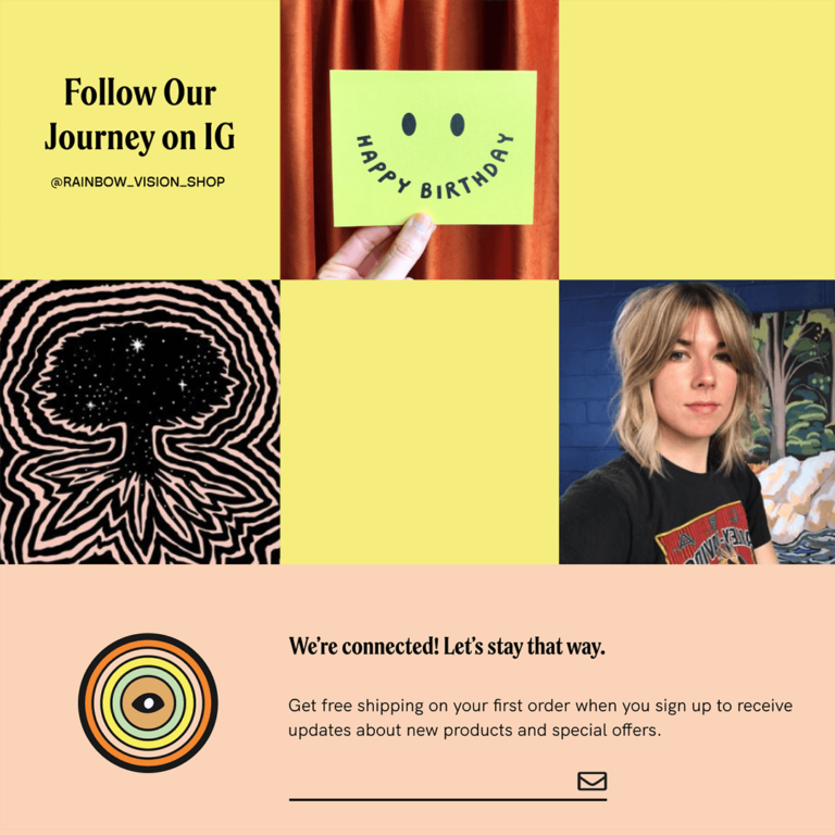 The Rainbow Vision Branding and Website Case Study - Aeolidia